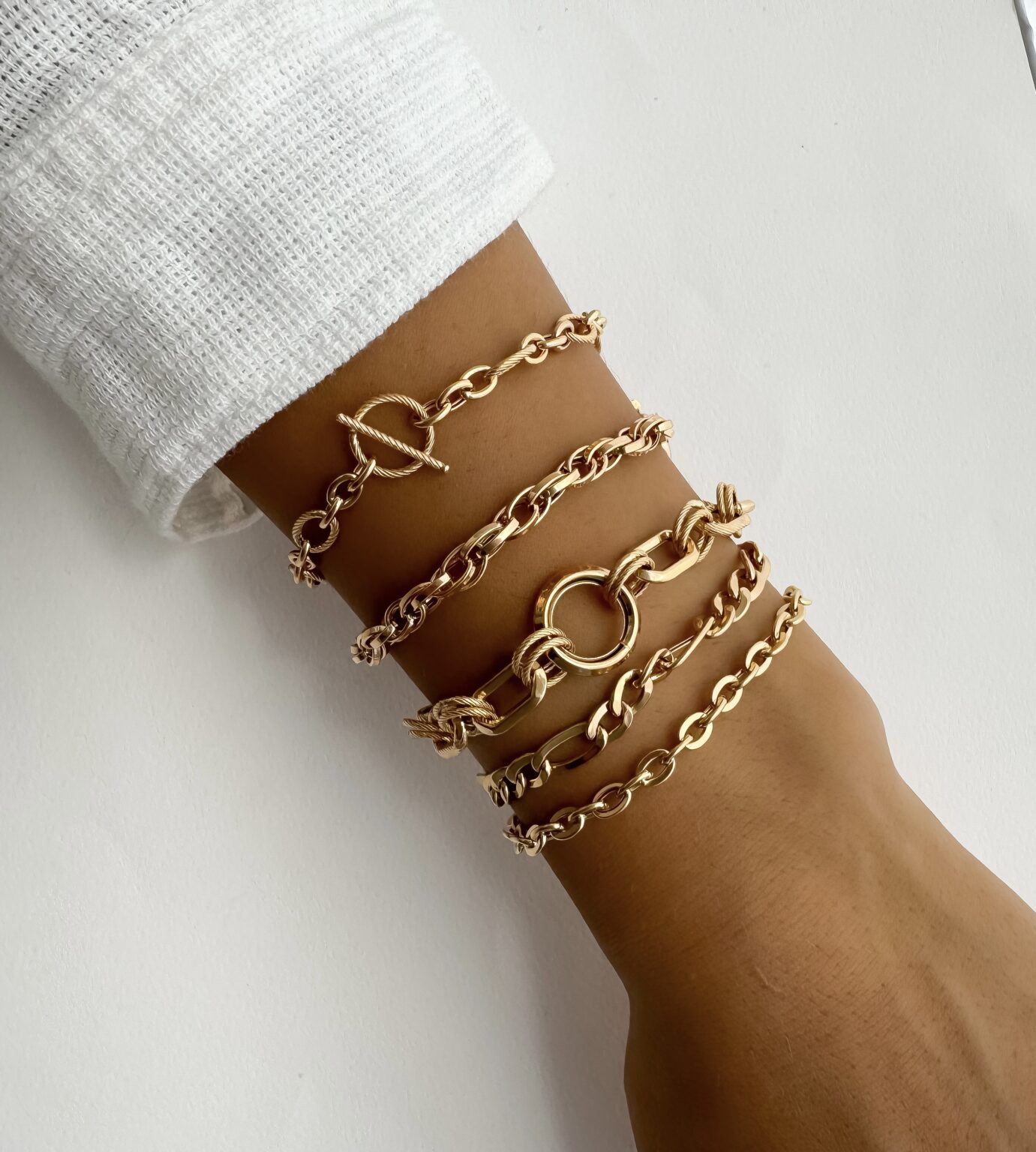 دستبند طلا ژاکلین - گالری ایلونا